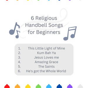 6 Religious Handbell Songs - Etsy