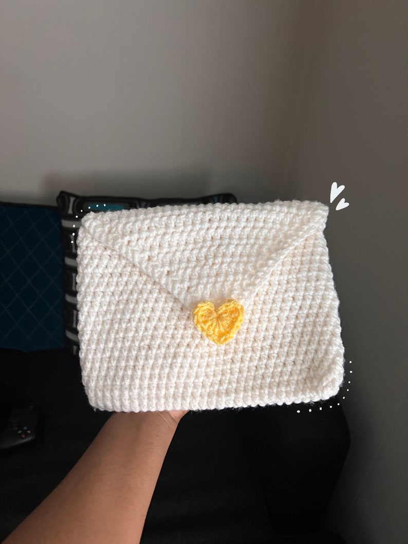 Crochet Love Letter Book Sleeve | Handmade | 3 Colors| Made to Order - Etsy