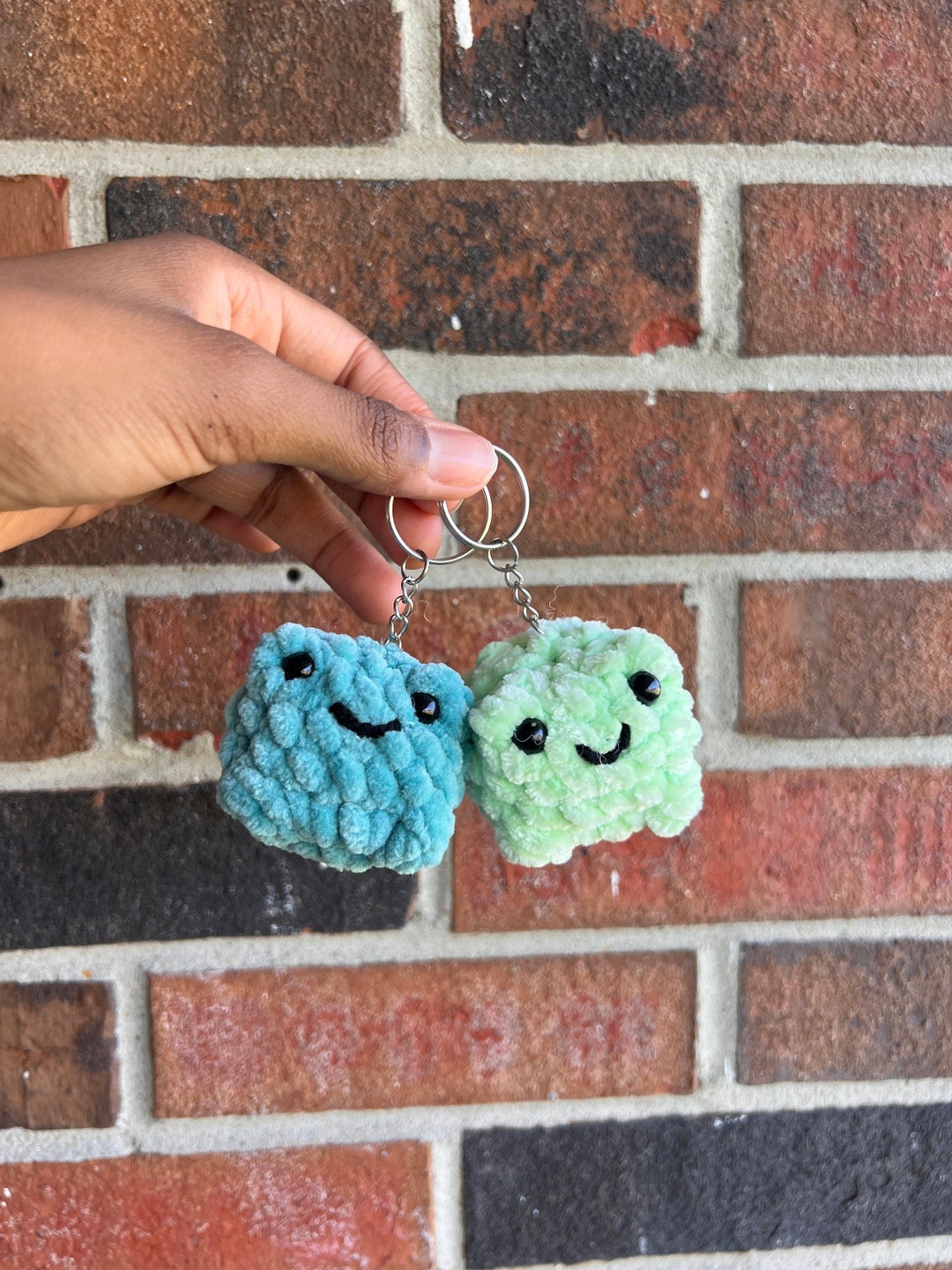 Stand-able Mini Frog Keychain and Plushie | Amigurumi | Handmade ...