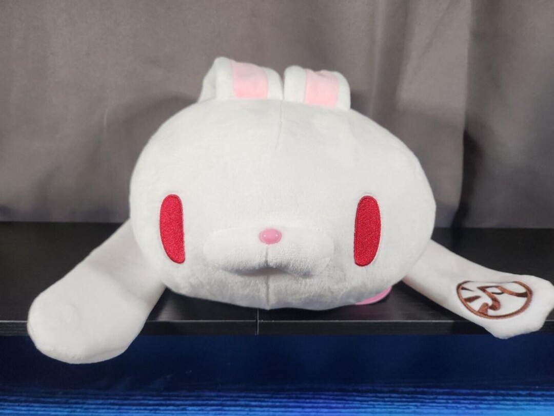 Chax Gloomy All Purpose Rabbit Plush Cushion White 8" NEW Tag Mori ...