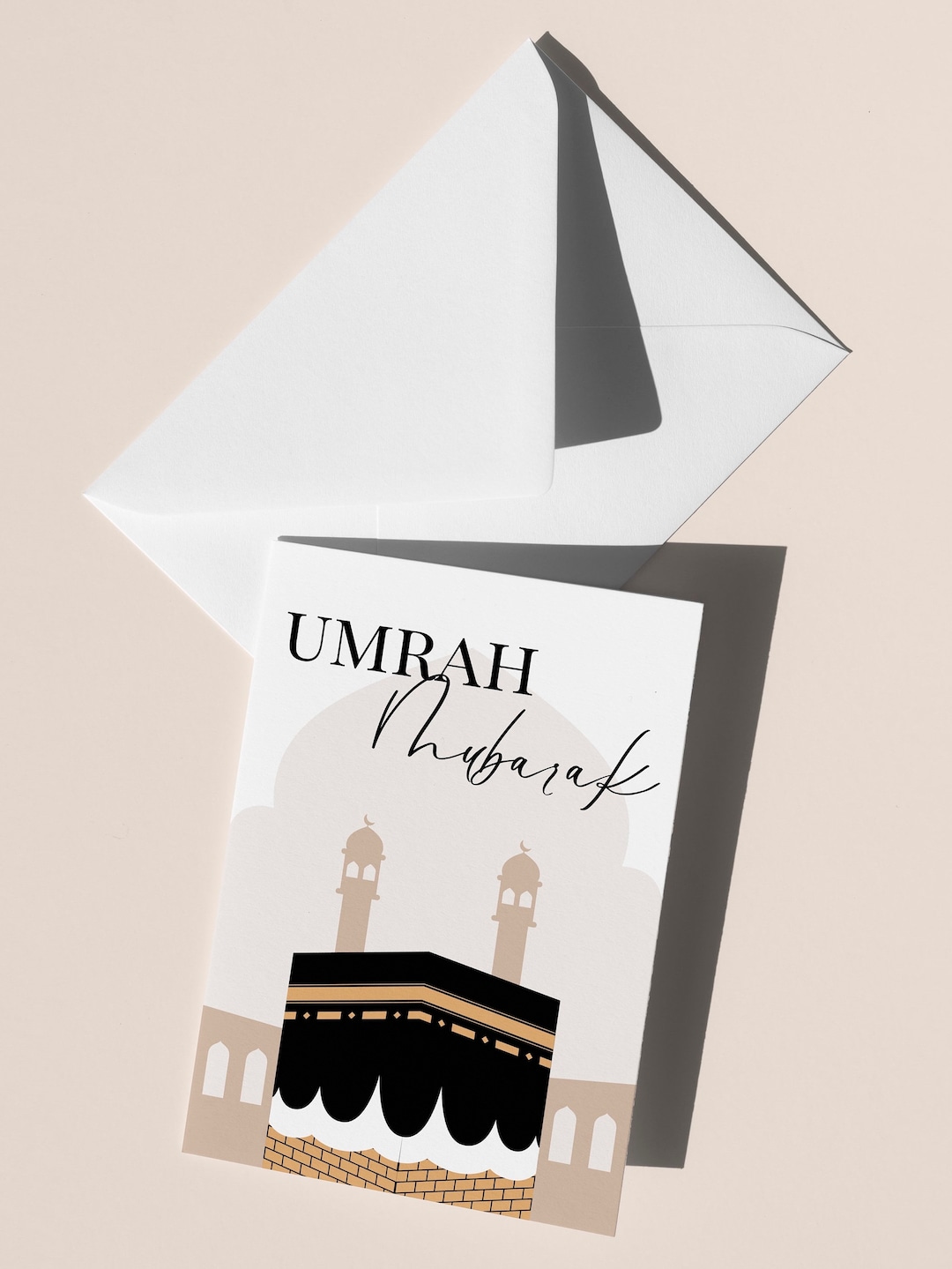 A6 Umarah/ Hajj Mubarak Cards, Greeting Cards, Umrah Greeting Card ...