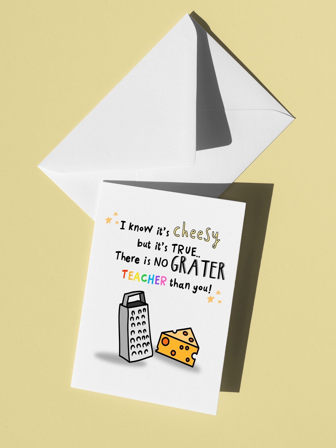 Personalised A6 Teacher Appreciation Card, Teachers Card, Personalised ...