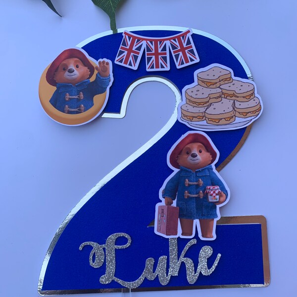 Paddington Bear Cake Topper - Etsy UK