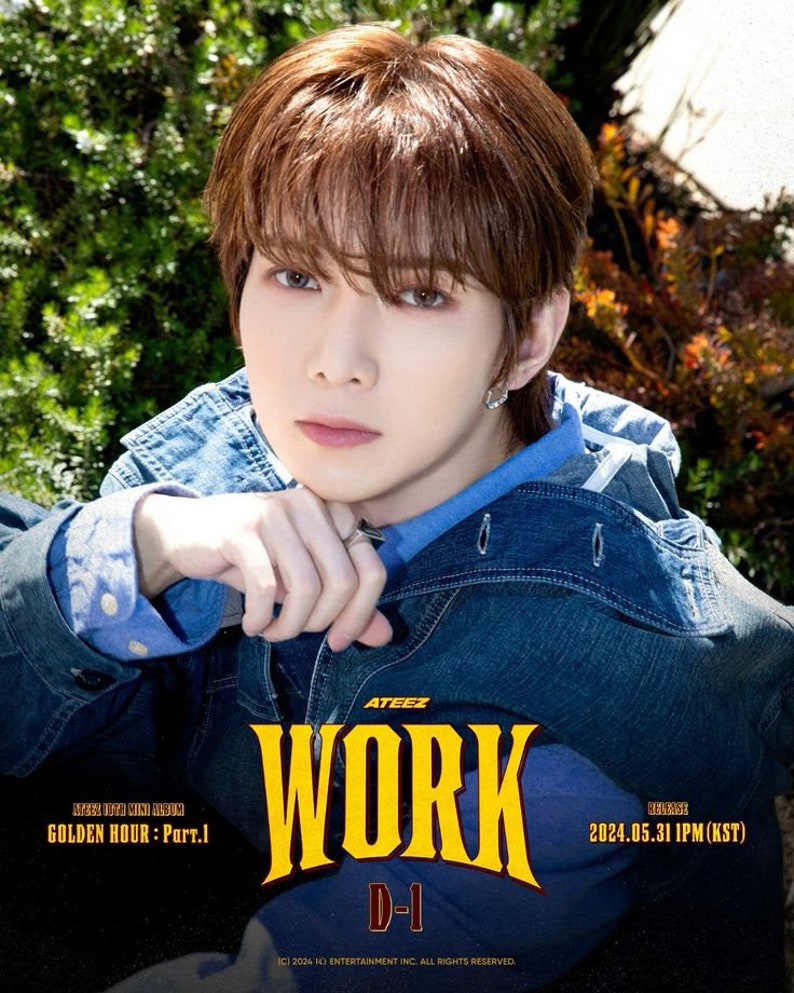 ATEEZ Concept Photos for New Song WORK - Etsy