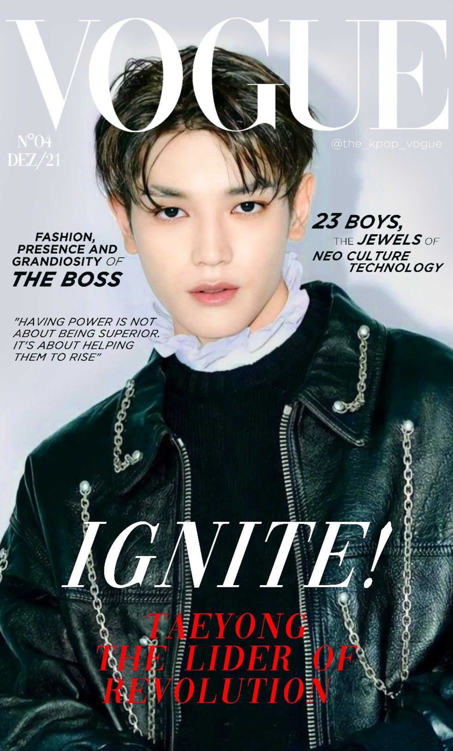 NCT127 ON THE Cover of Vogue Magazine - Etsy