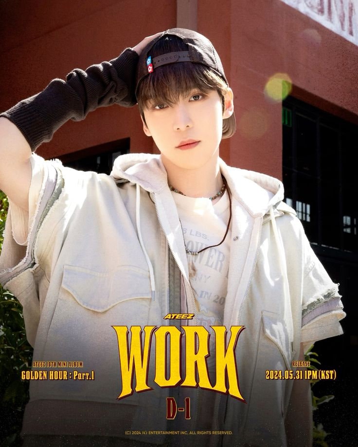 ATEEZ Concept Photos for New Song WORK - Etsy