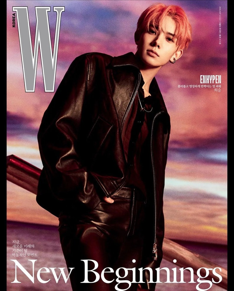 Enhyphen on the Cover of W Korea 8 - Etsy