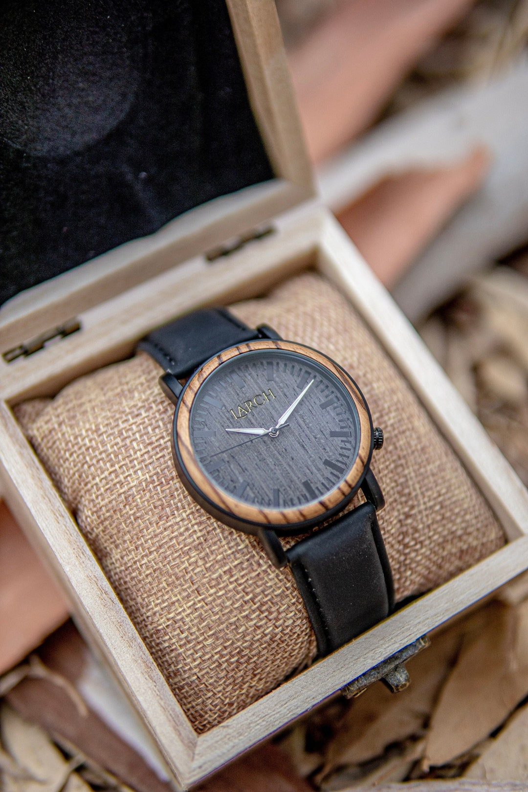 Wood Watch for Men, Engraved Wood Watch, Personalized Wooden Watch ...