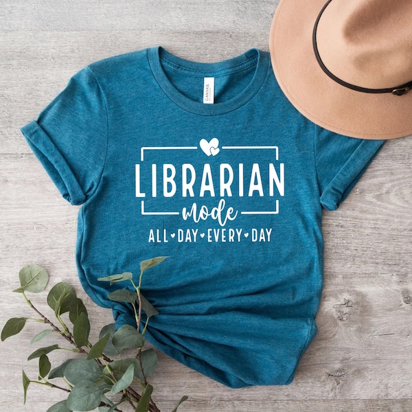 Library T Shirt - Etsy