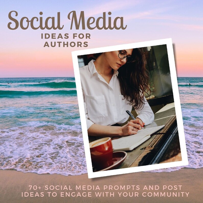 Social Media Prompts & Post Ideas for Authors, Author Marketing, Author ...