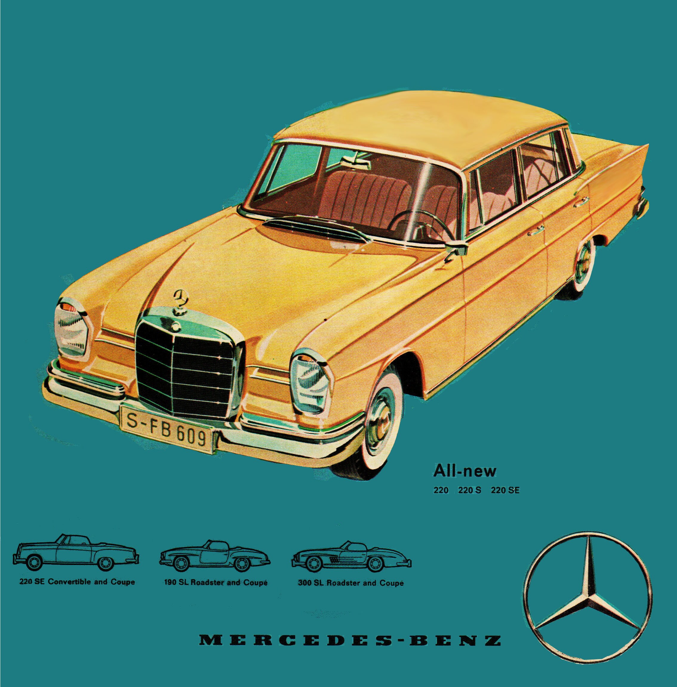 1950s Mercedes Benz Sedan