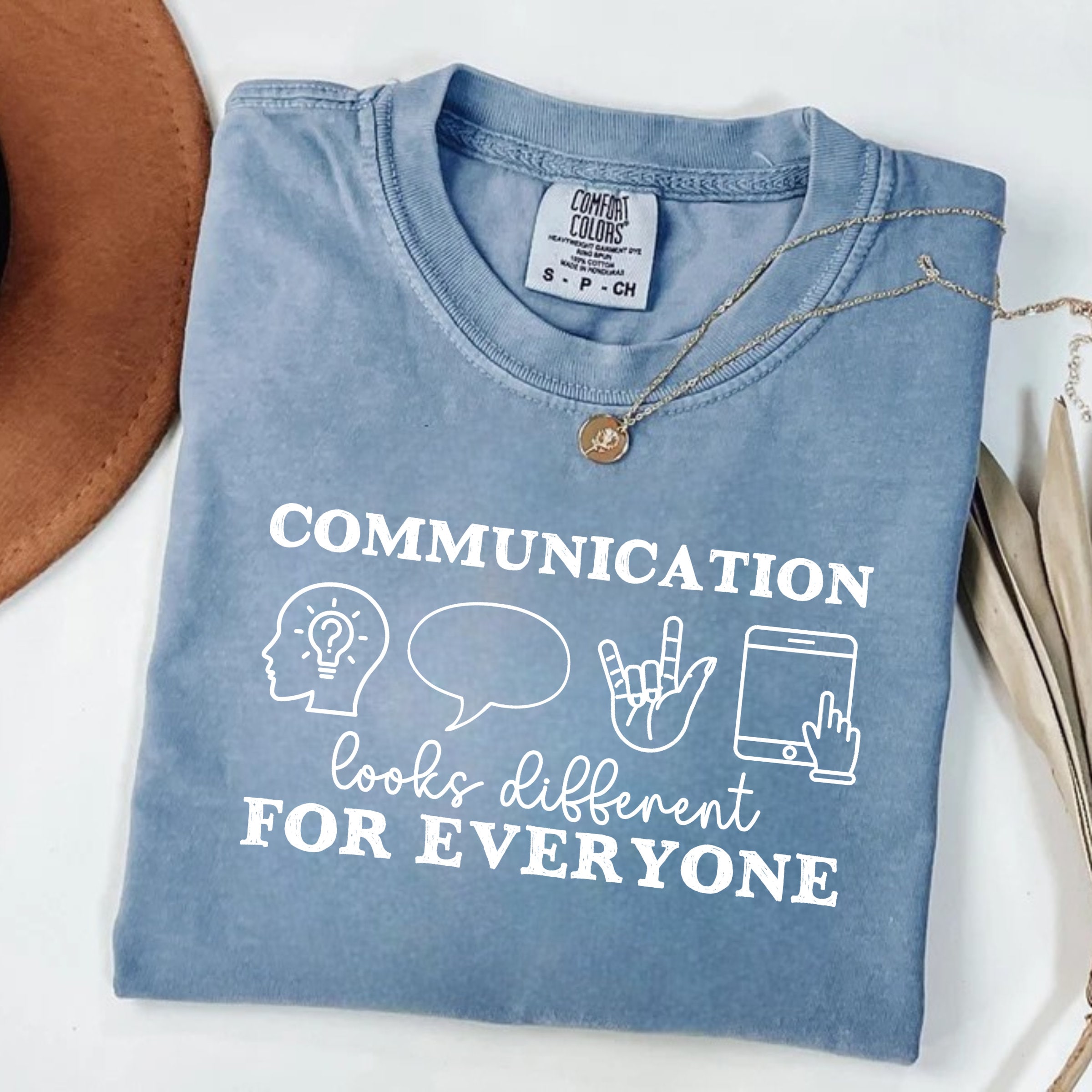 Communication Looks Different for Everyone Shirt Speech Therapy ...