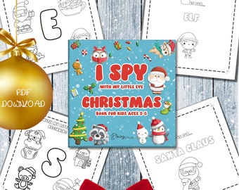 Christmas I Spy Activity - Etsy