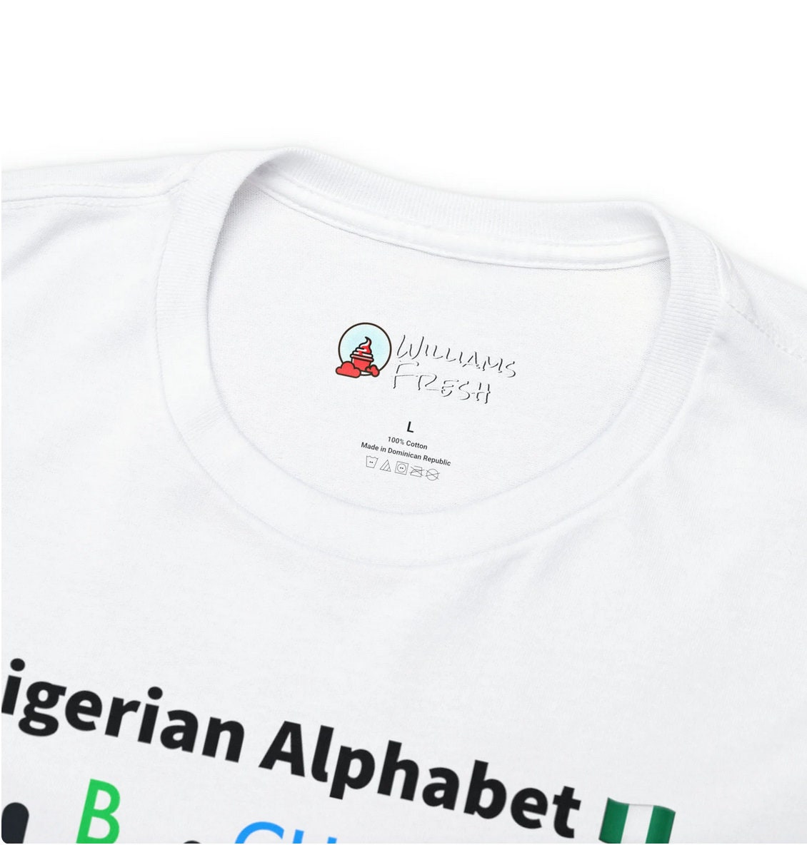 Nigerian Alphabet Unisex Cotton Nigeria Gift T Shirt Culture Igbo ...