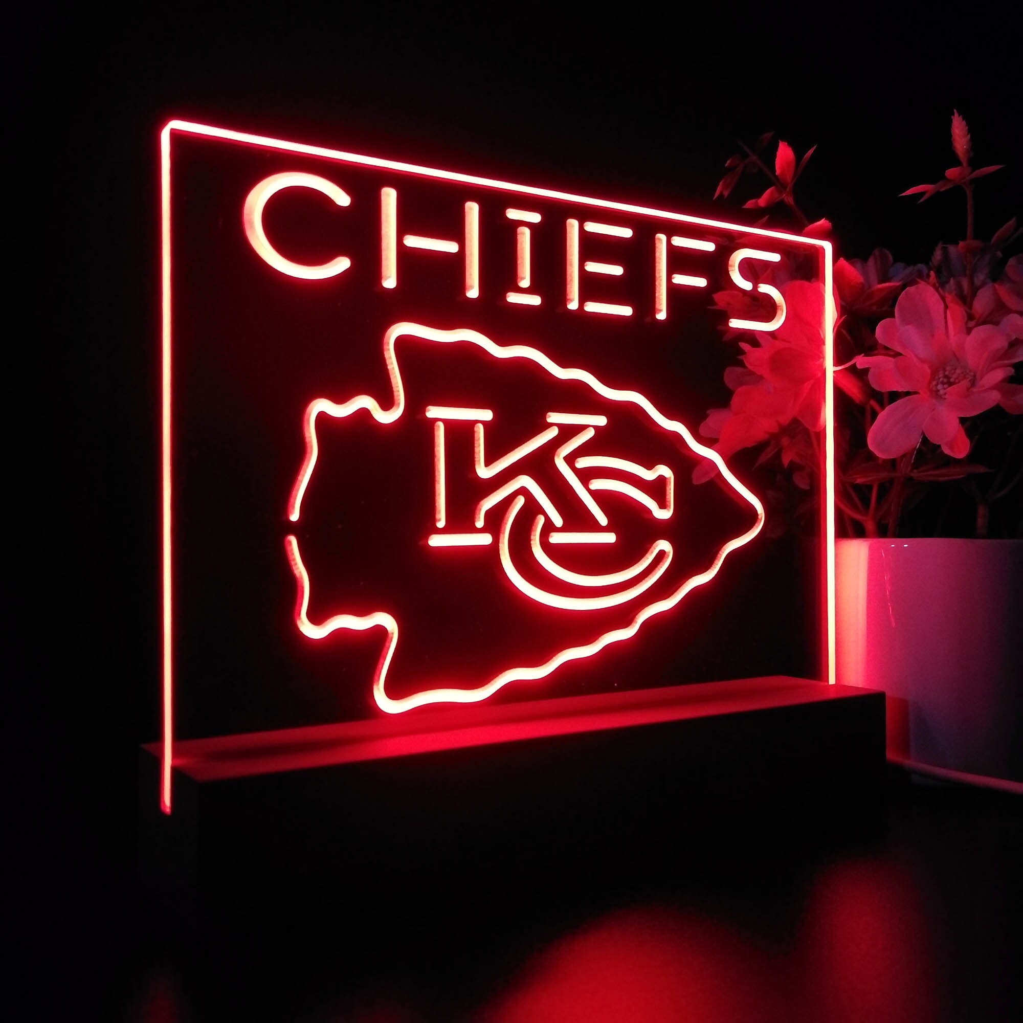 Kansas City Chiefs Personalized Night Light LED Neon Sign - Etsy