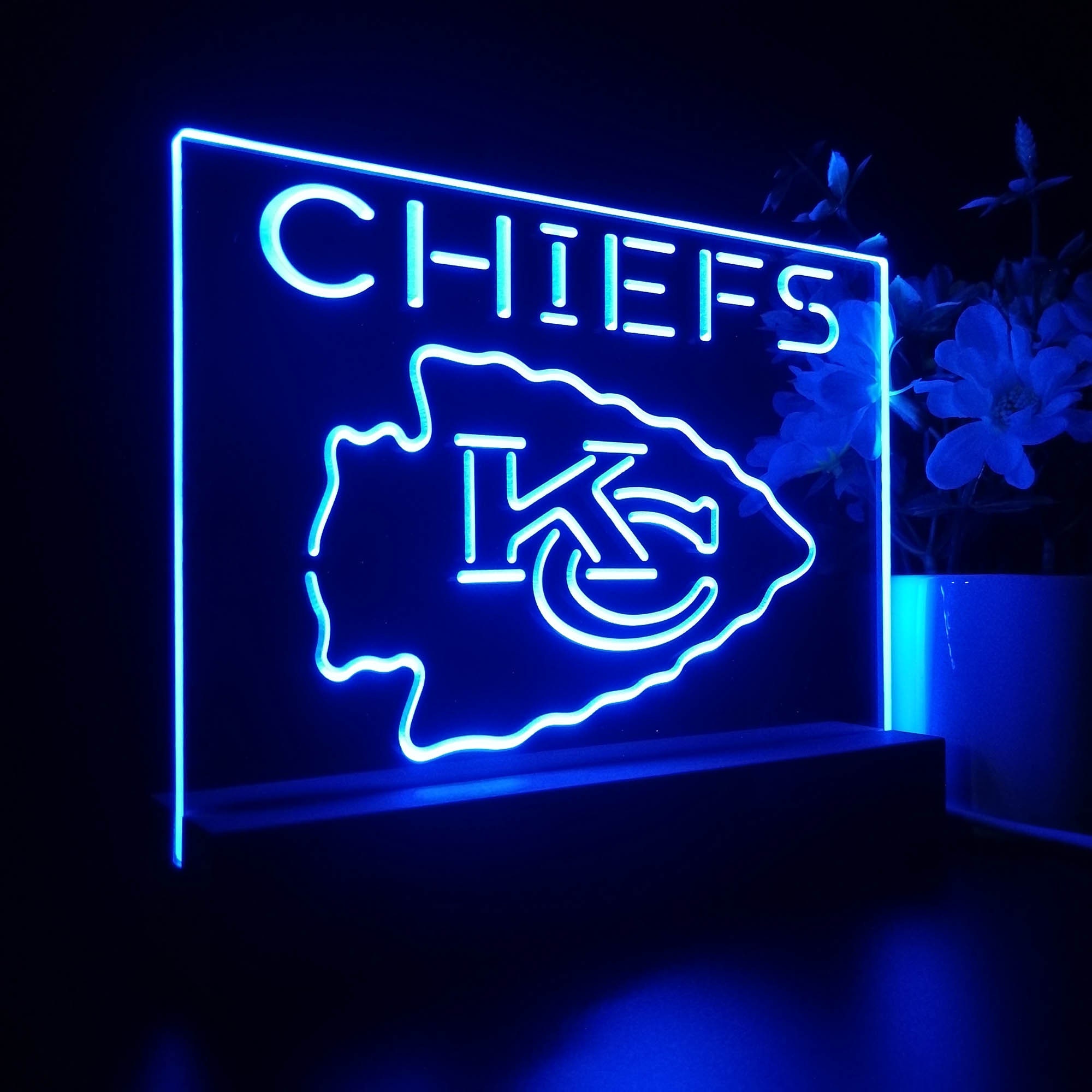 Kansas City Chiefs Personalized Night Light LED Neon Sign - Etsy