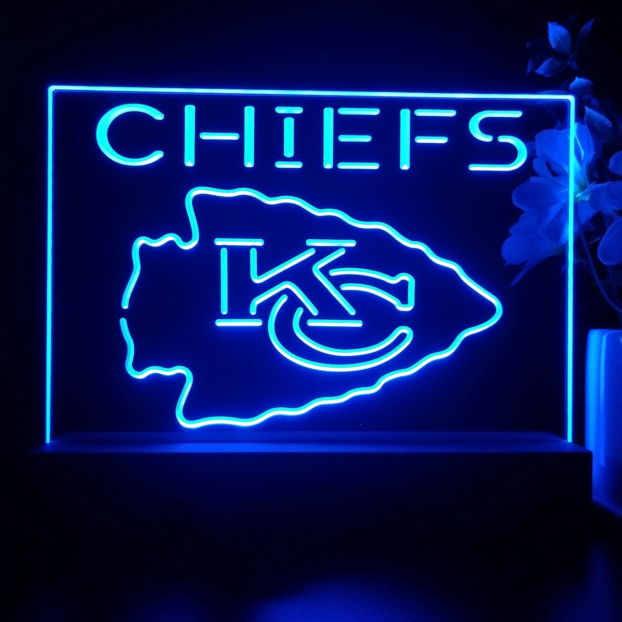 Kansas City Chiefs Personalized Night Light LED Neon Sign - Etsy