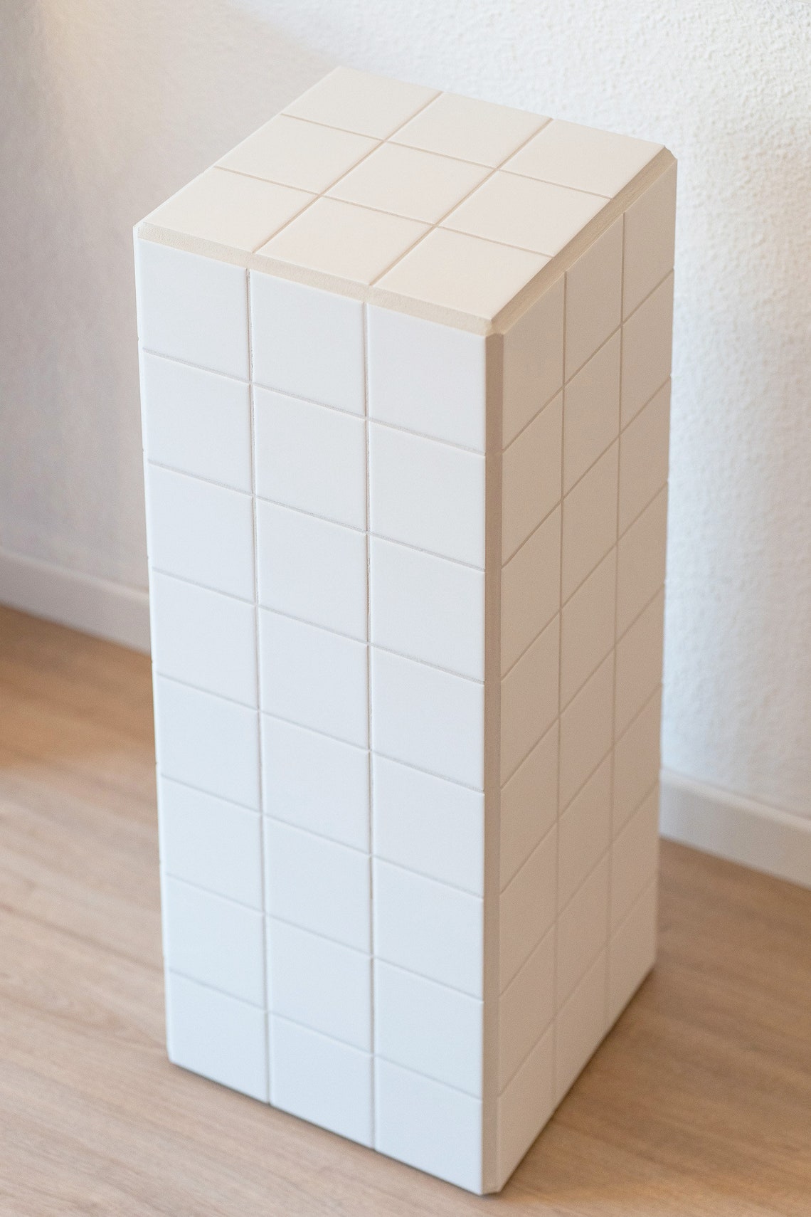 Tiled Plinth Mosaic Totem Column Made of Tiles Furniture to - Etsy