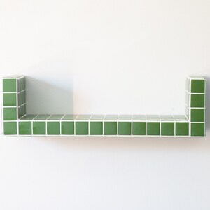 Modern Floating Tile Shelf -custom Crafted Ceramic Tile Shelf ...