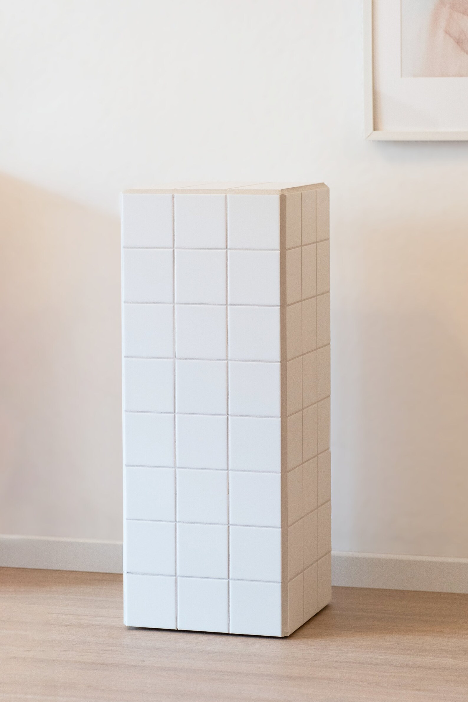 Tiled Plinth Mosaic Totem Column Made of Tiles Furniture to - Etsy