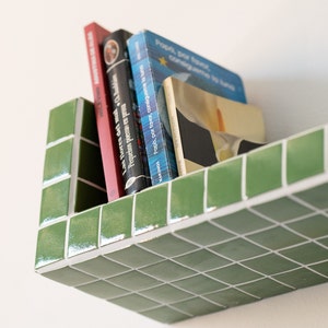 Modern Floating Tile Shelf -custom Crafted Ceramic Tile Shelf ...