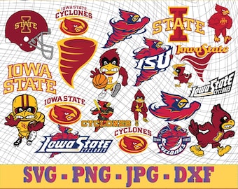Iowa State Cyclones Logo Svg - Etsy