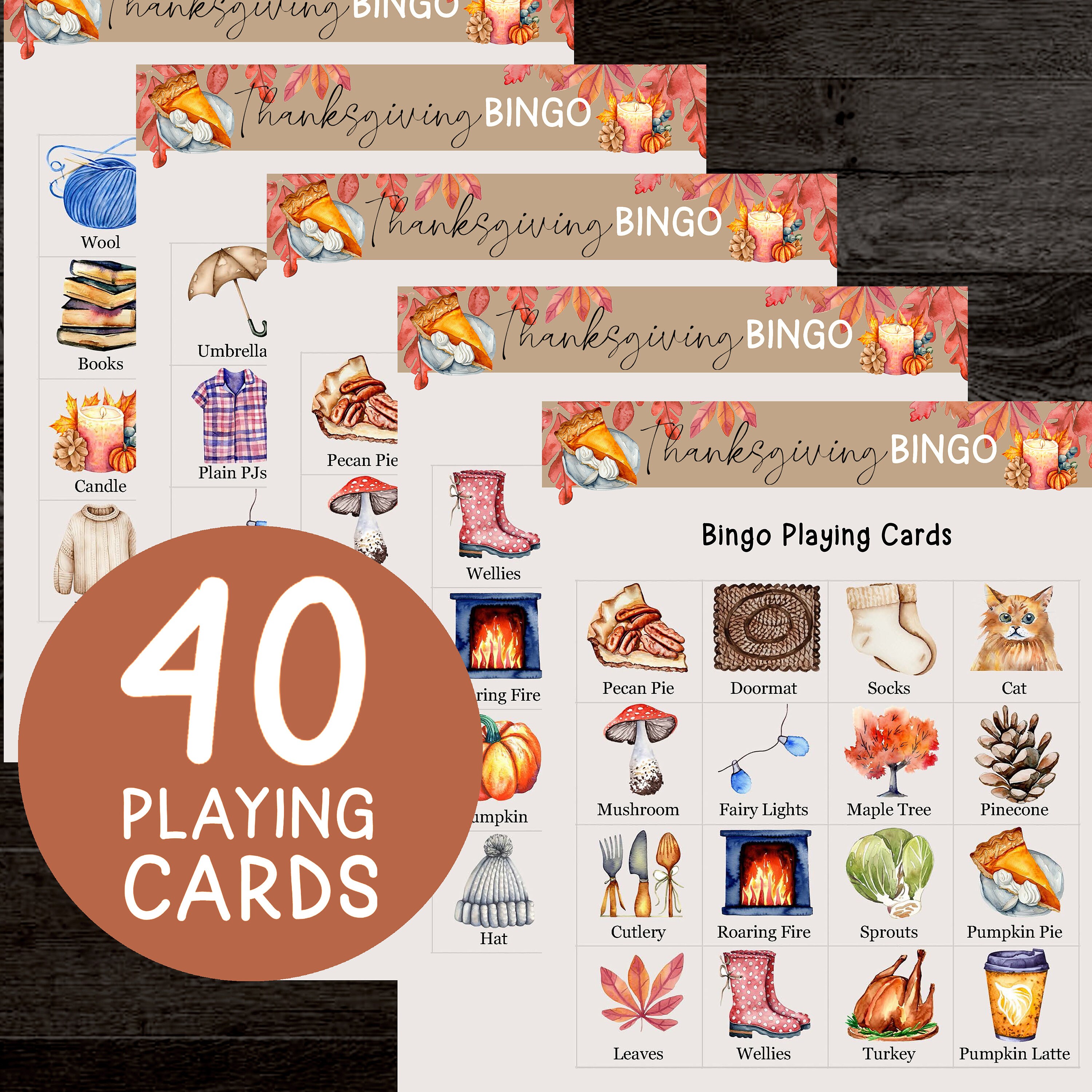 Thanksgiving 8 Games Bundle | Thanksgiving Party Games | Thanksgiving ...