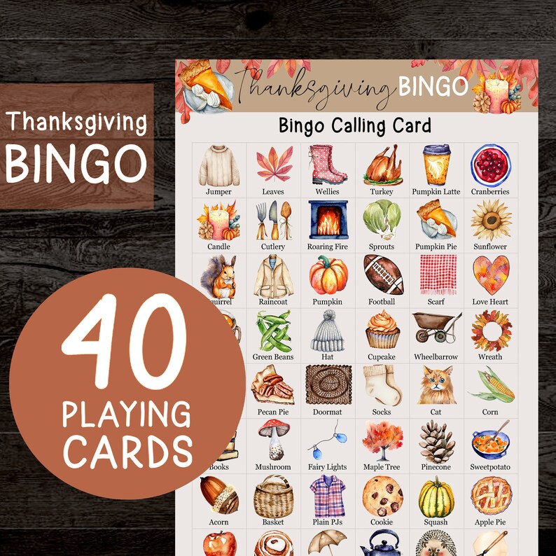Thanksgiving 8 Games Bundle | Thanksgiving Party Games | Thanksgiving ...