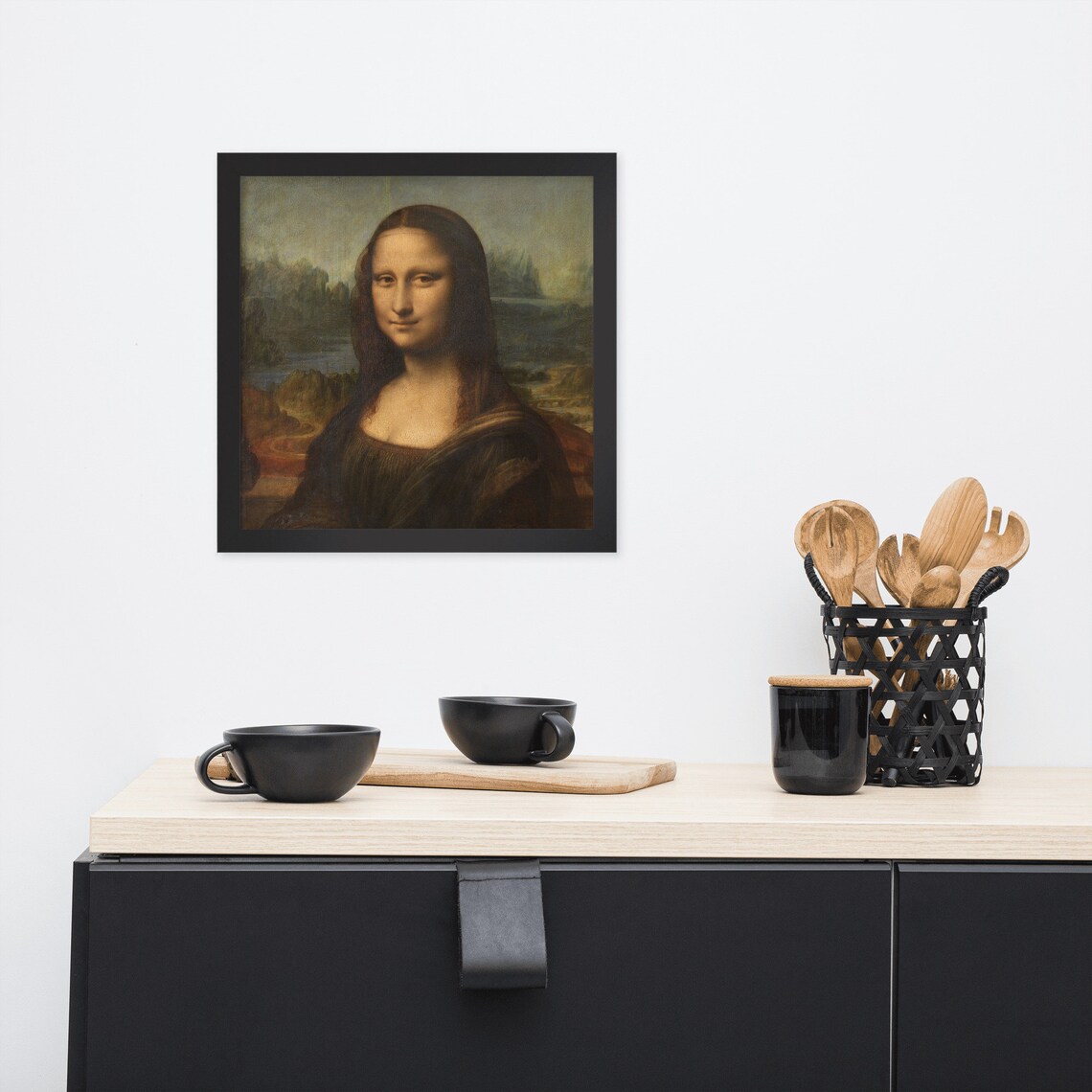 Framed Mona Lisa Poster Print - Etsy