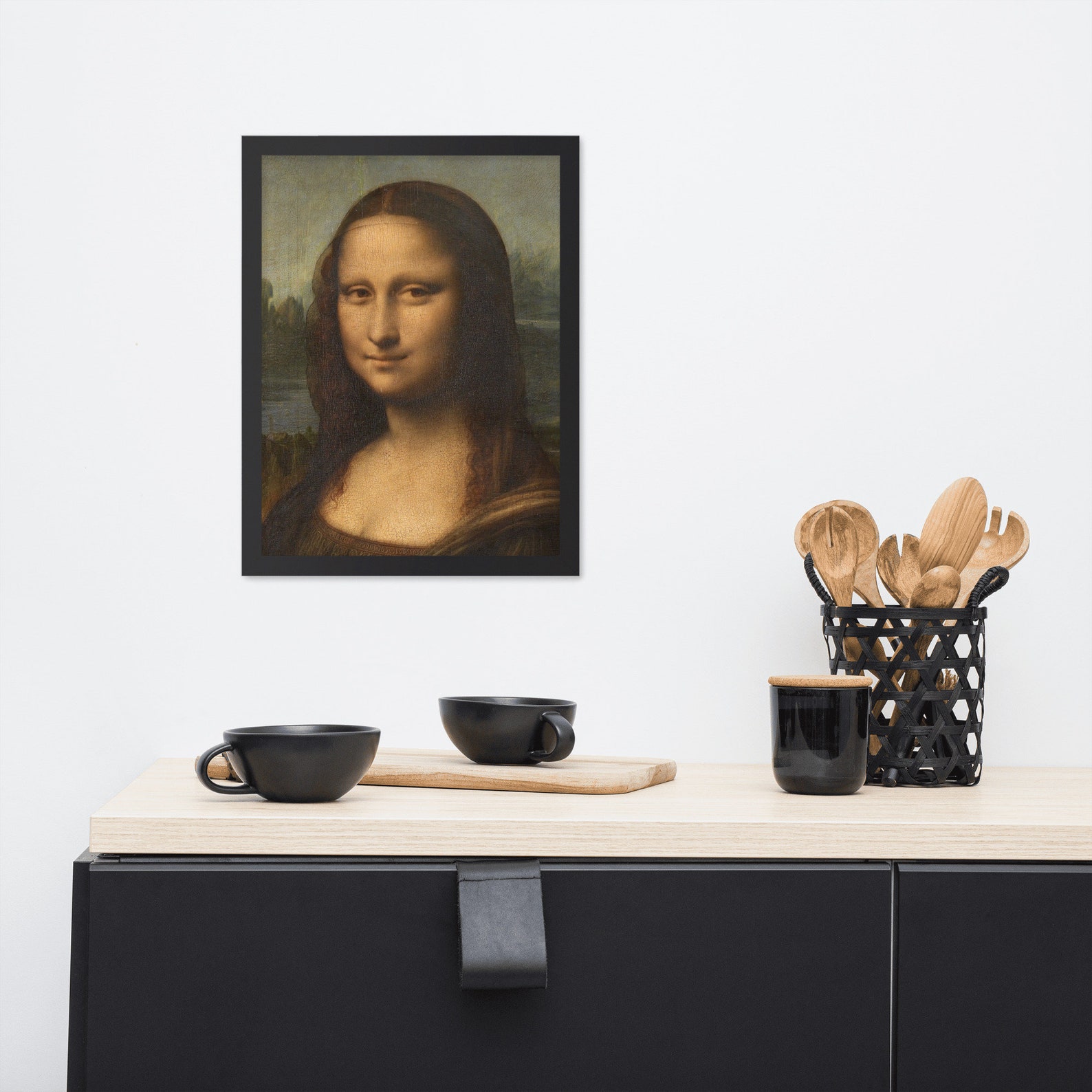 Framed Mona Lisa Poster Print - Etsy