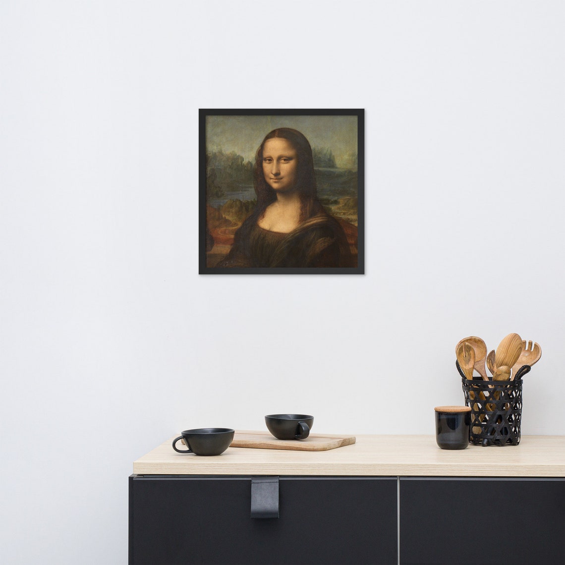 Framed Mona Lisa Poster Print - Etsy