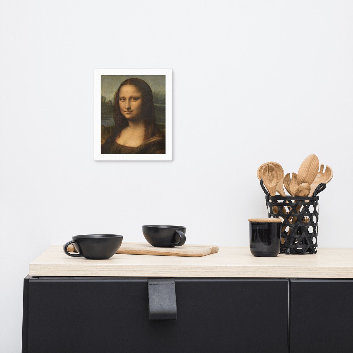 Framed Mona Lisa Poster Print - Etsy