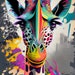 Animal Graffiti, Wall Art, Digital Download, Prints, Wall Set, Decor ...