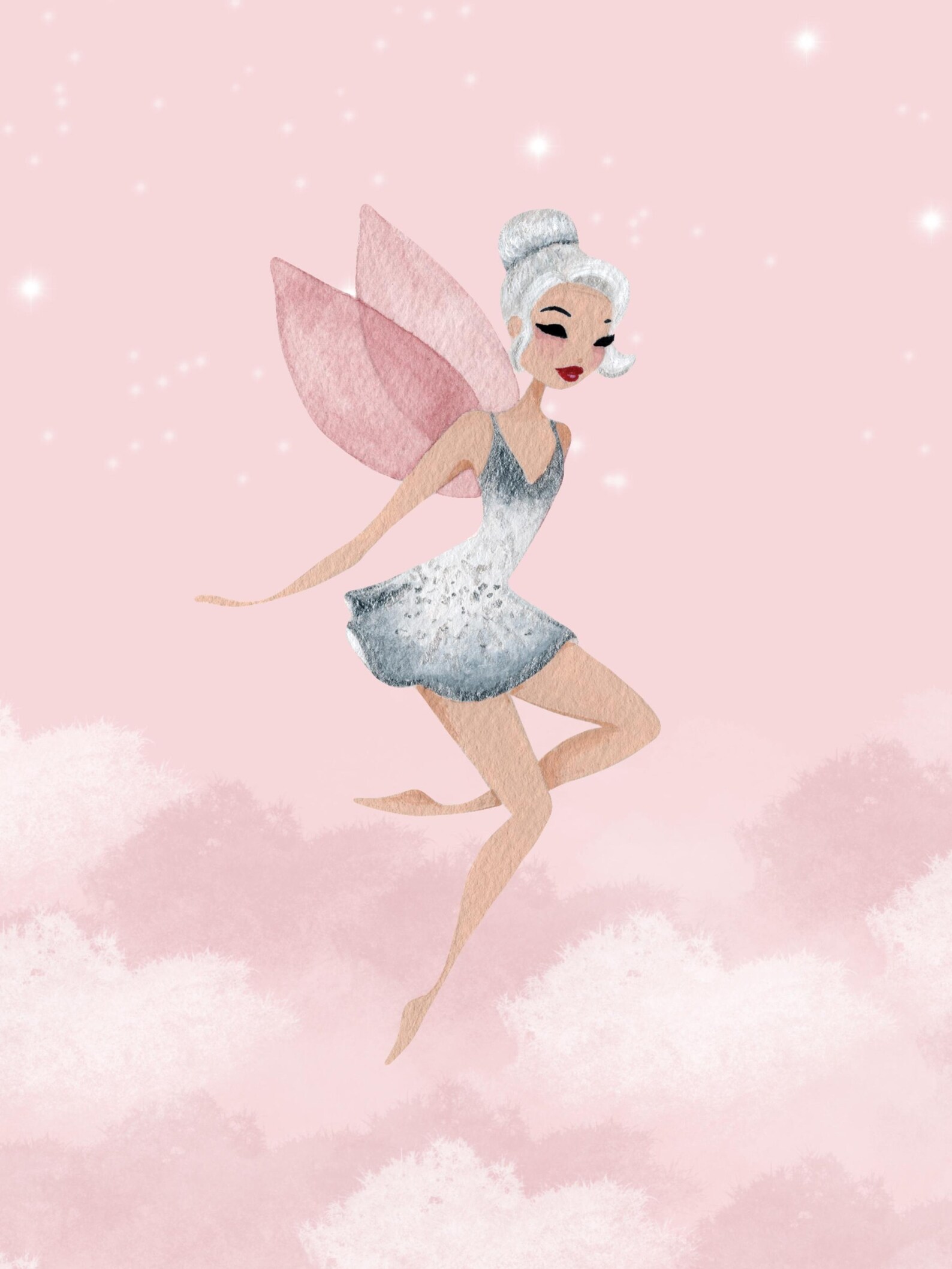 Cloud Fairies, Wall Art, Digital Download, Prints, Wall Set, Decor ...