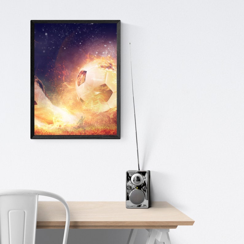 Football Fever, Wall Art, Digital Download, Prints, Wall Set, Decor ...