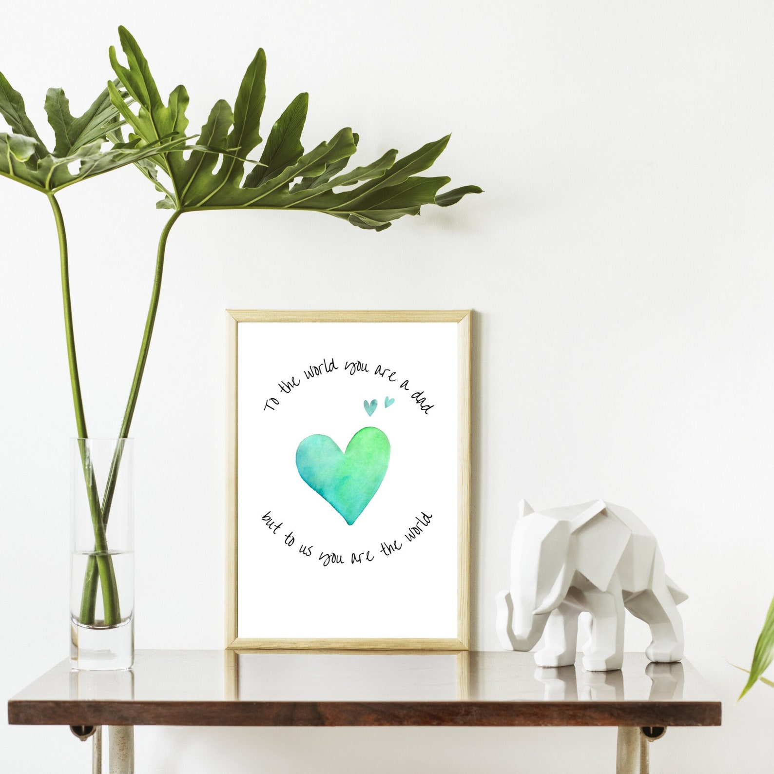 You Are the World Dad, Wall Art, Digital Download, Prints, Wall Set ...
