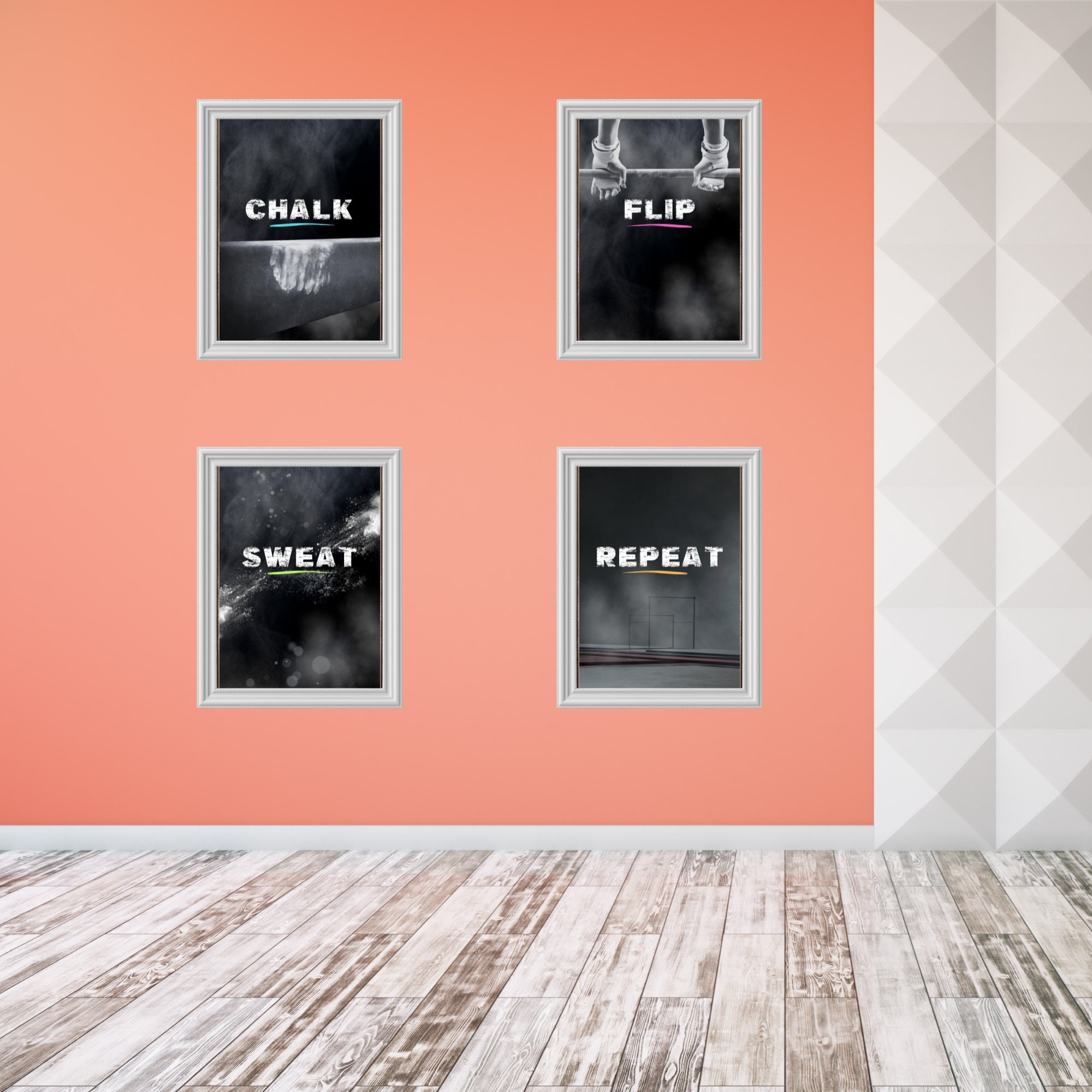 Great Gymnastics, Wall Art, Digital Download, Prints, Wall Set, Decor ...