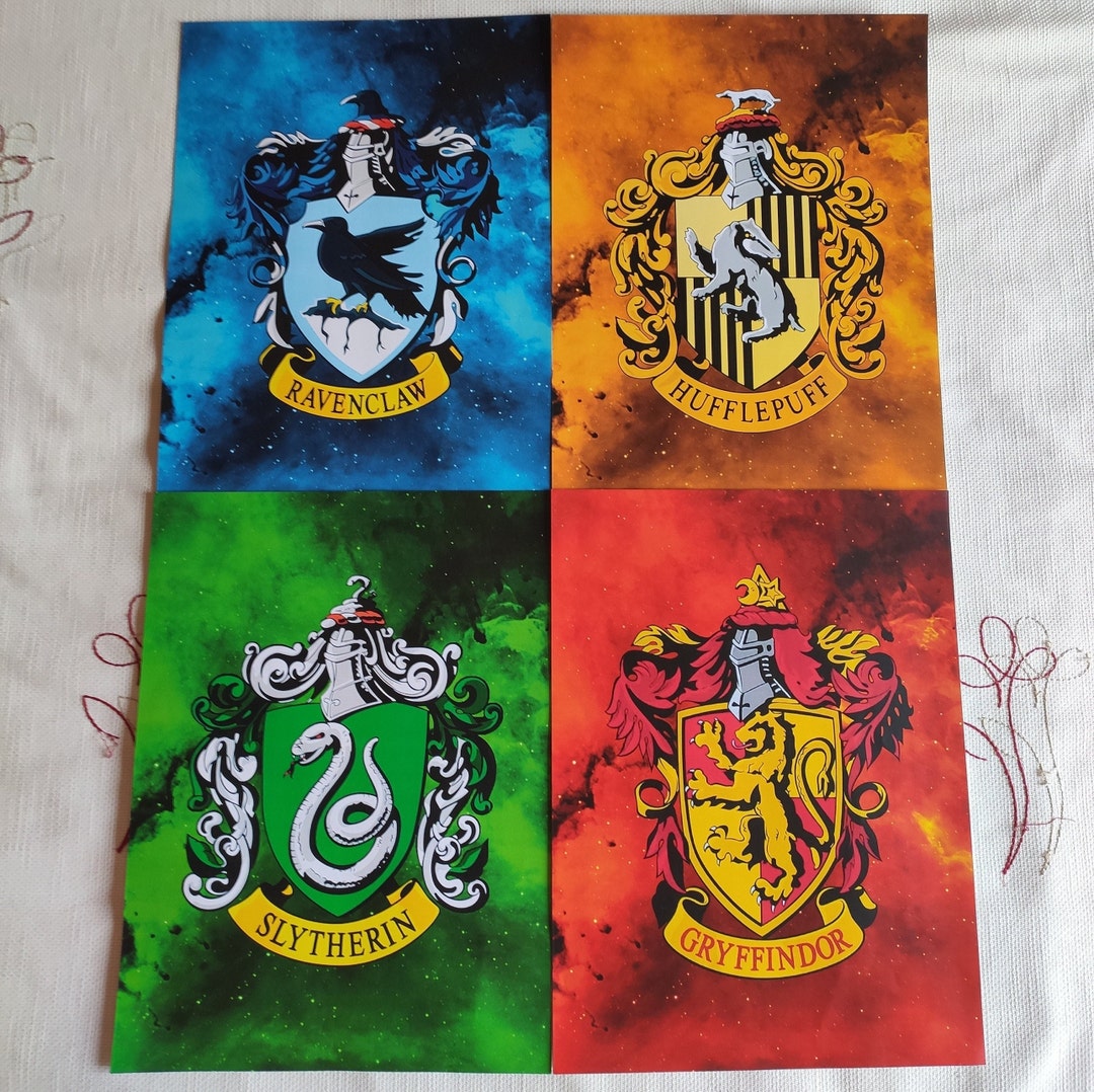 Harry Potter Poster X4 Pack 30x40 A3 Harry Potter Decoration Harry ...