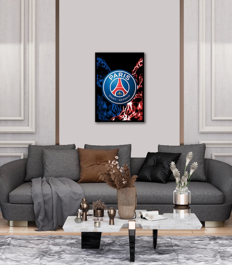 PSG Png PSG Cadeaux PSG Svg Ligue1 équipe Psg Poster Mbappe Messi ...