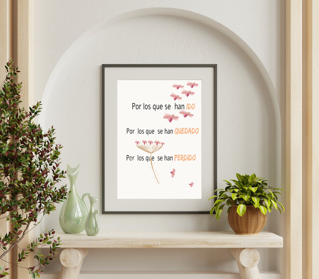 Printable Poster of Reflective Phrases in Pink Tones With Butterflies ...