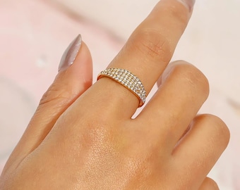 1mm Solid 18ct Whie Gold Slim Round Wedding Band or Stacking - Etsy