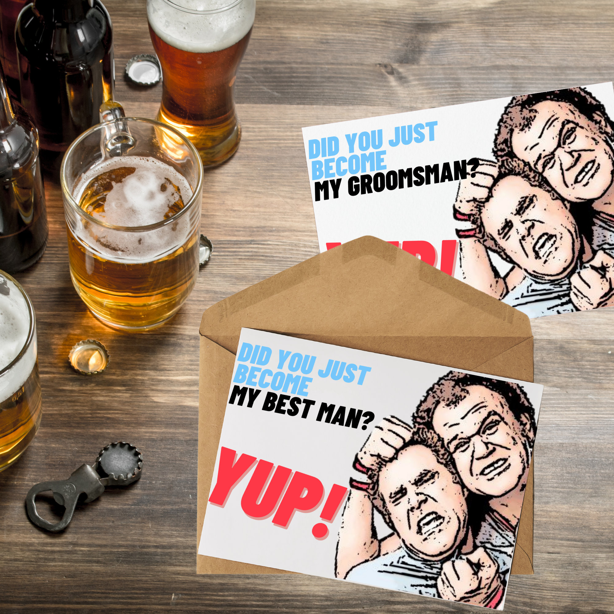 Funny Proposal Card, Step Brothers Card, Best Man Proposal, Groomsmen ...