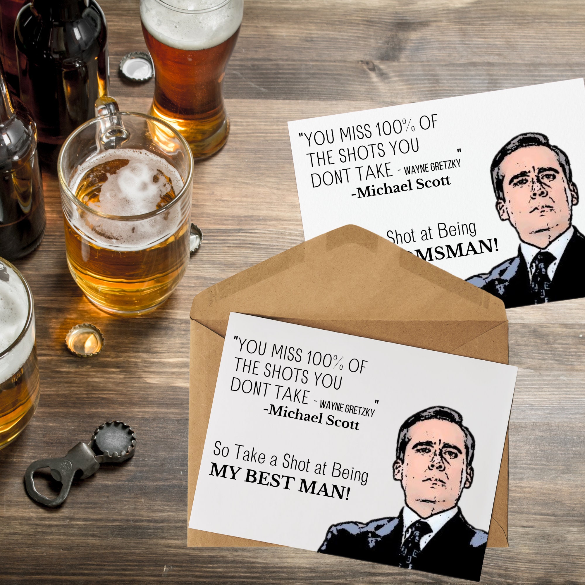 Funny Proposal Card, the Office, Best Man Proposal, Groomsmen Proposal ...