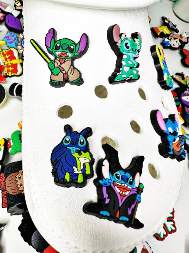Character Croc Charms Jibbitz Alien Croc Charms Stitch - Etsy UK