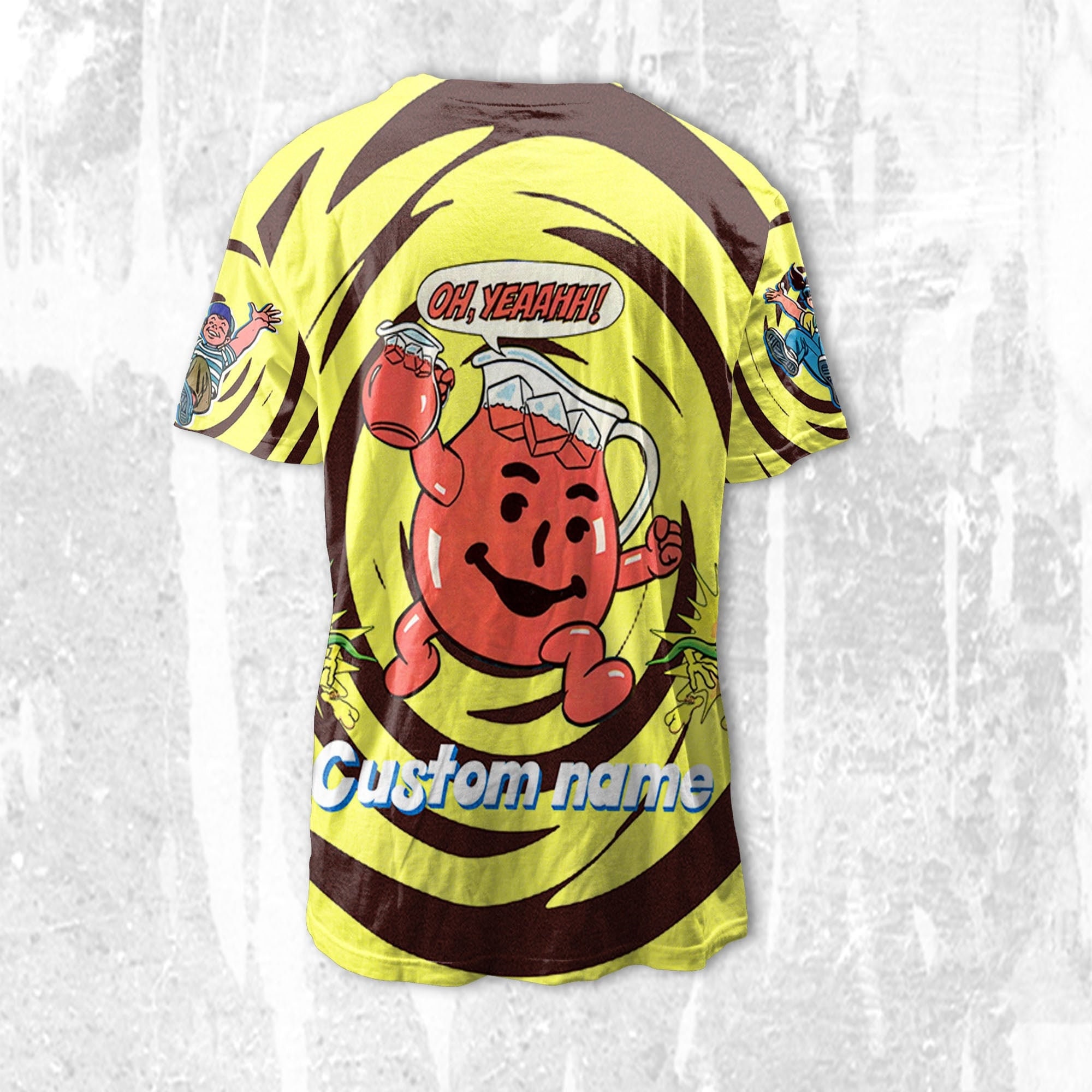 Kool Aid Man Spiral Custom Vintage 3D T Shirt, Kool Aid Tshirt, Kool ...