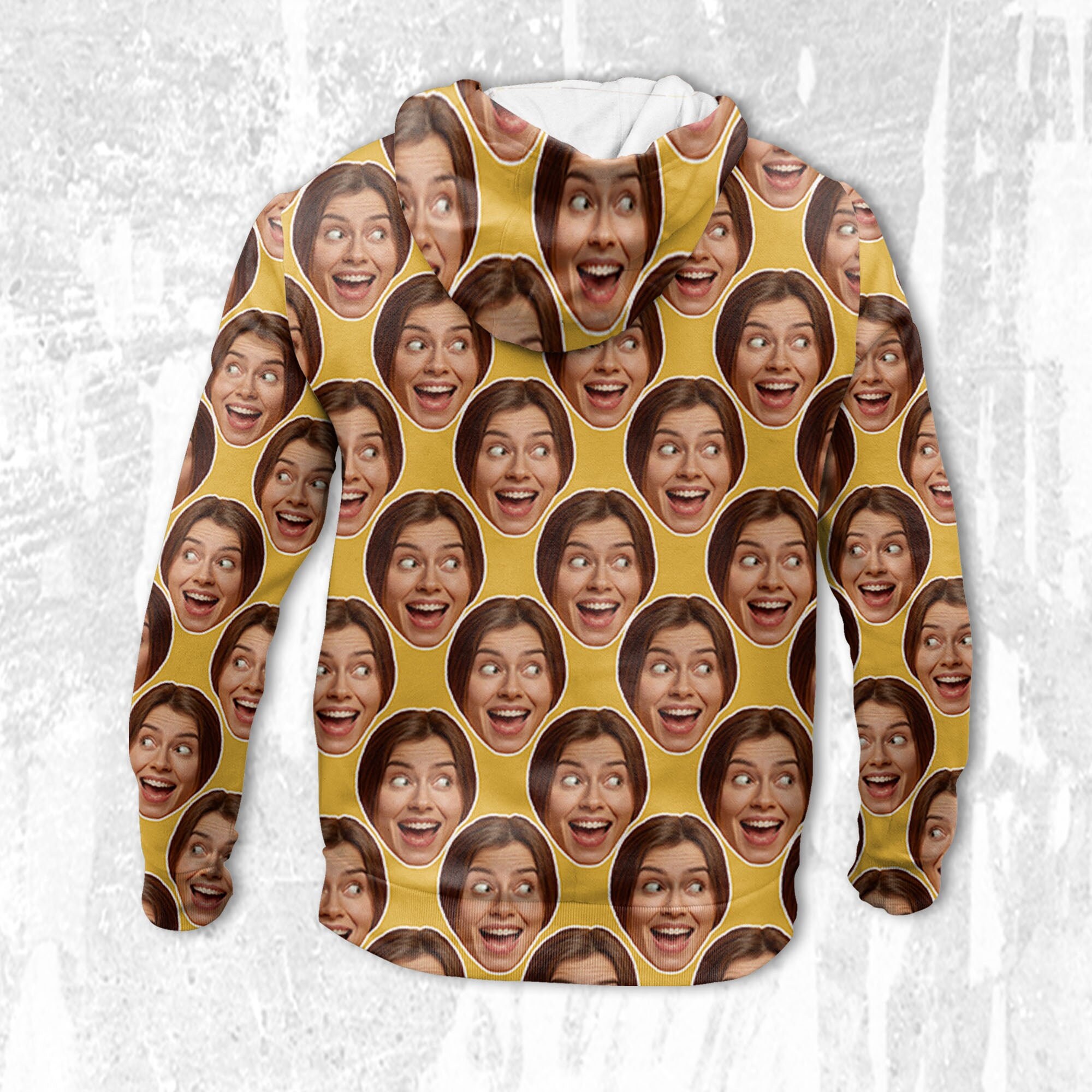 Custom Face HOODIE, Face All Over Print Photo Shirt 3D, Funny ...