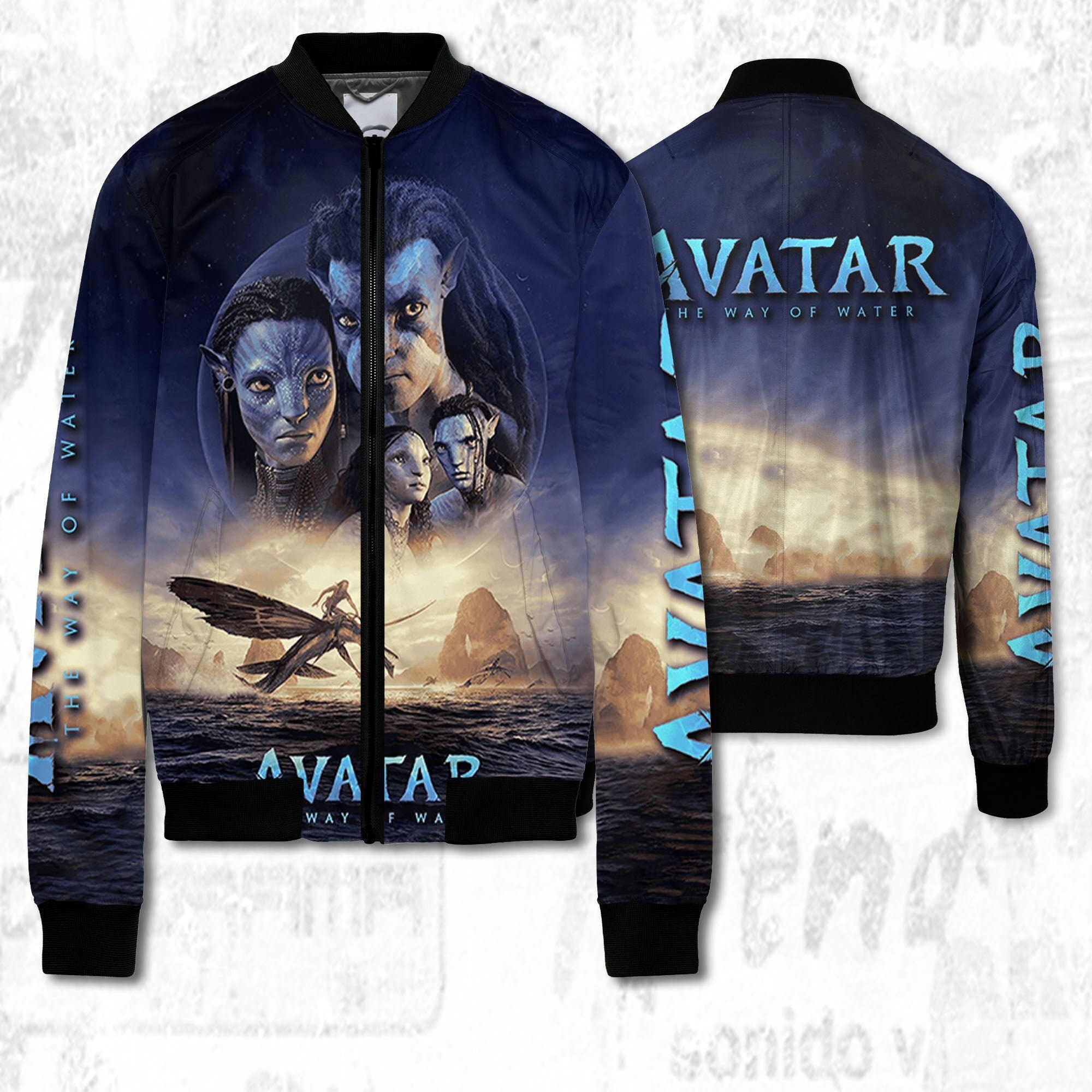 Avatar The Way Of Water Vintage Jacket Bomber , Tsurak Jacket , Neteyam ...