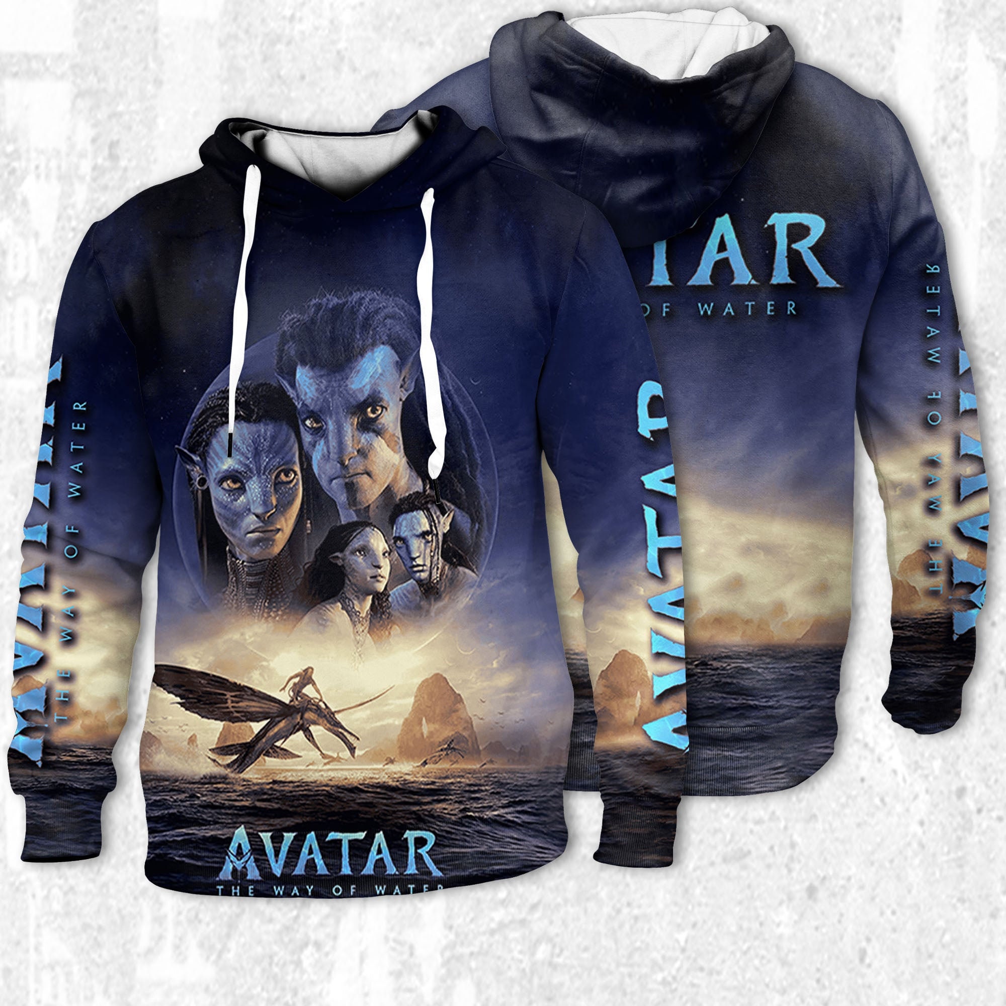 Avatar The Way Of Water hoodie 3D, Tsurak Hoodie 3D, Neteyam And jake ...