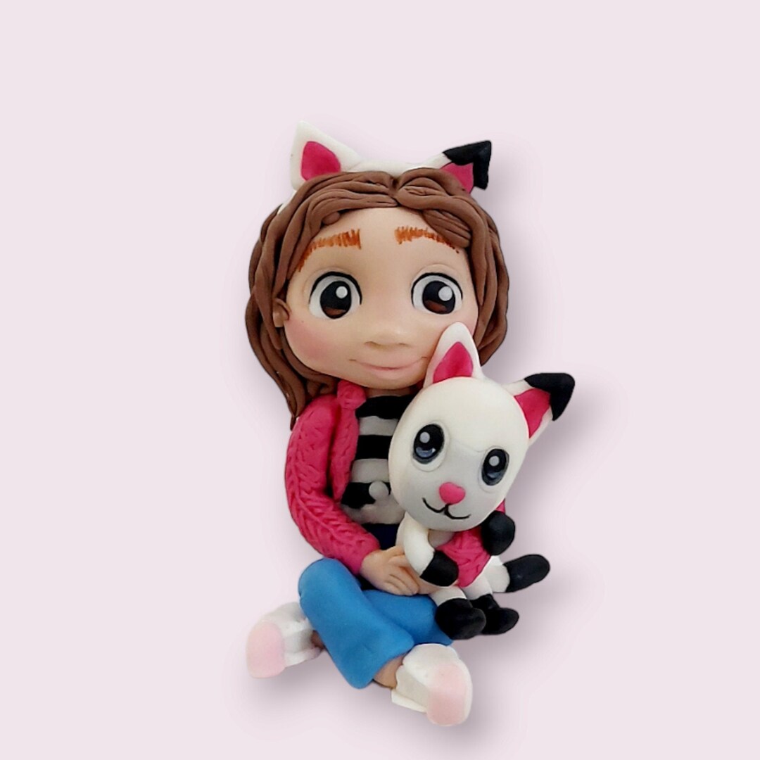 Set Gaby Dollhouse Fondant Cake Topper - Etsy UK