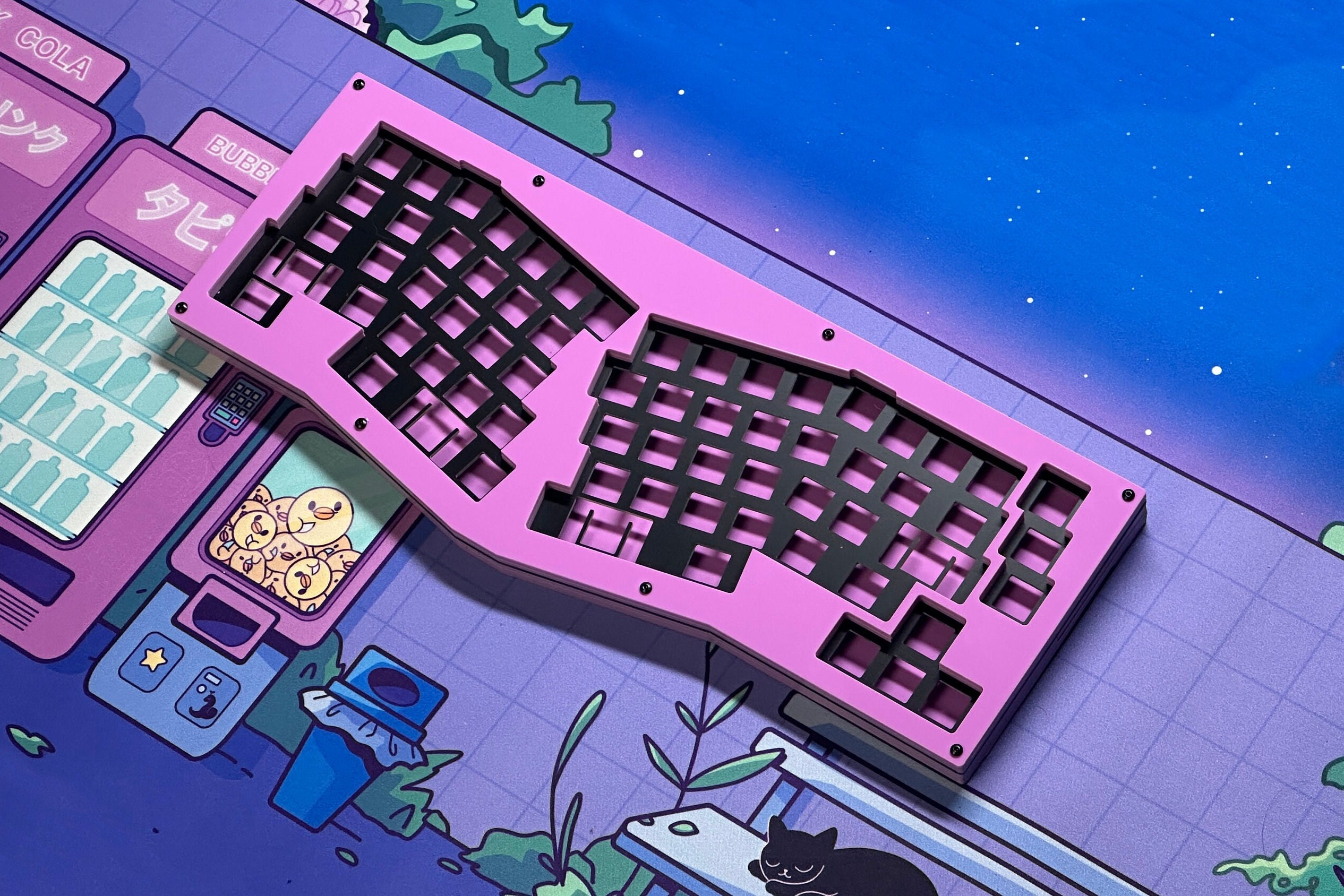 Purple Pastel Alice Keyboard Kit Arisu PCB - Etsy